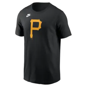 Nike Pittsburgh Pirates Cooperstown Team Logo Mlb T-shirt - Black