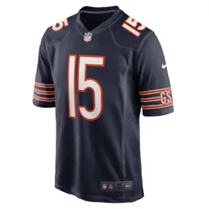 Nike Rome Odunze Chicago Bears Nfl Game Jersey - Blue