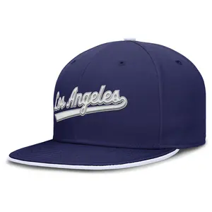 Nike Los Angeles Dodgers True Dri-fit Mlb Fitted Hat - Blue