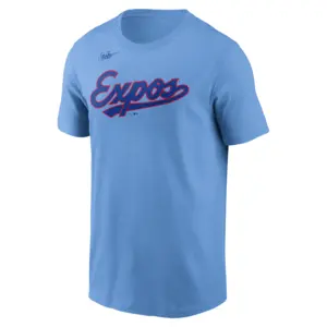 Nike Montreal Expos Cooperstown Wordmark Mlb T-shirt