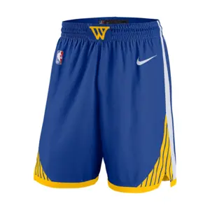Nike Golden State Warriors 2024/25 Swingman Icon Edition Nba Replica Shorts - Blue