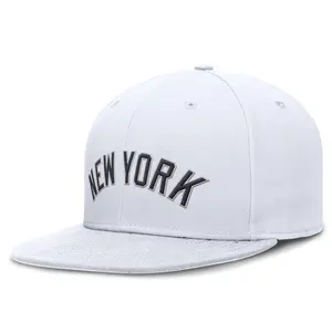 Nike New York Yankees True Dri-fit Mlb Fitted Hat - White