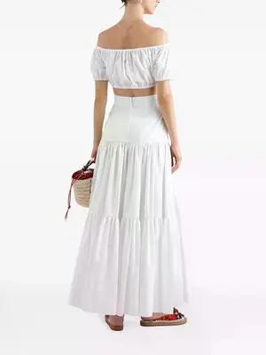 Dolce & Gabbana Ruched Crop Top