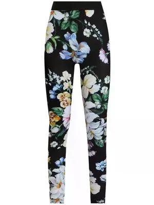 DOLCE & GABBANA Floral-print Leggings