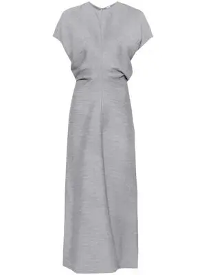 TOTEME Slouch-waist Crinkled Maxi Dress