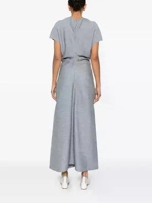 TOTEME Slouch-waist Crinkled Maxi Dress