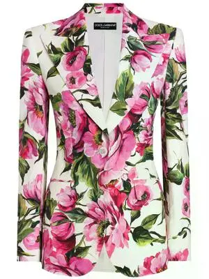 DOLCE & GABBANA Dolce & Gabbana Floral-Print Blazer