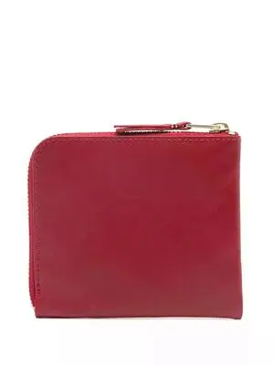 Comme Des Garçons Leather Wallet - Red