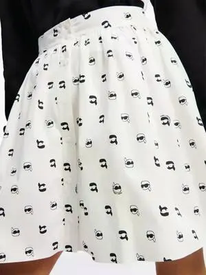 Karl Lagerfeld Ikon Printed Skirt