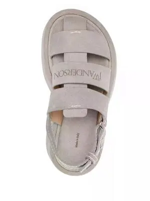 JW Anderson Suede Platform Sandals - Grey