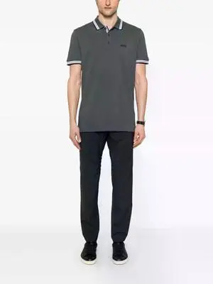 BOSS Piqué Polo Shirt - Grey
