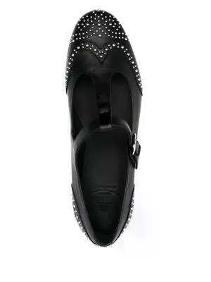 Church's Stud-embellished Mary Jane Shoes - Black