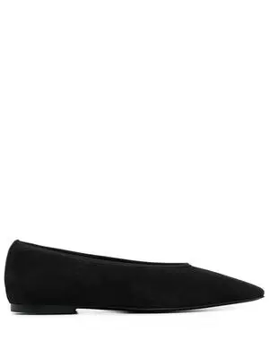 TOTEME Suede Ballerina Shoes