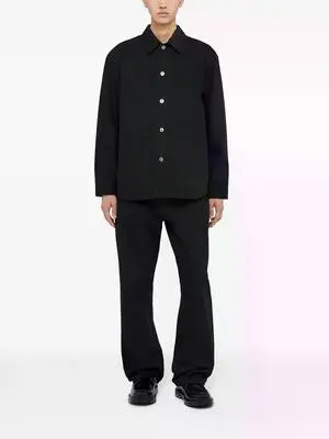 JIL SANDER Logo-patch Denim Shirt