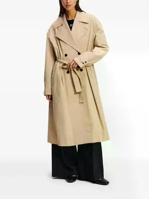 Karl Lagerfeld Cotton-blend Trench Coat