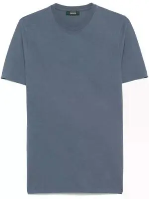 ZANONE Organic-cotton T-shirt - Blue