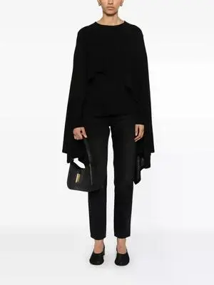 TOTEME Cape-design Sweater - Black