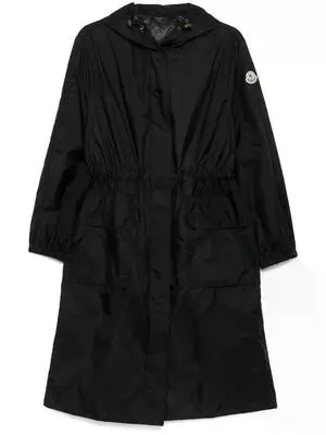 Moncler Hiengos Hooded Coat - Black