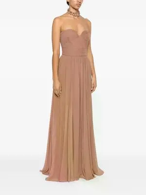 Elie Saab Silk Halterneck Gown