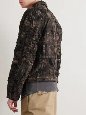 Kapital Boro Patchwork Jacket - Brown