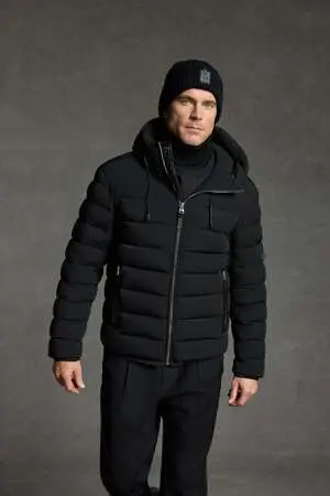 Mackage Agile-360 Stretch Light Down Jacket Navy