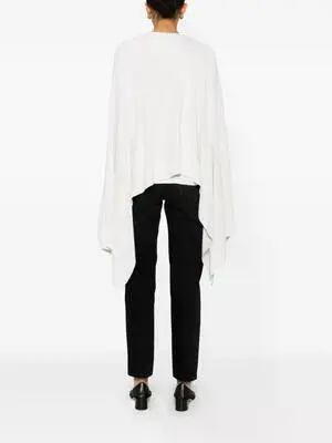 TOTEME Bouclé Cape Sweater - Neutrals