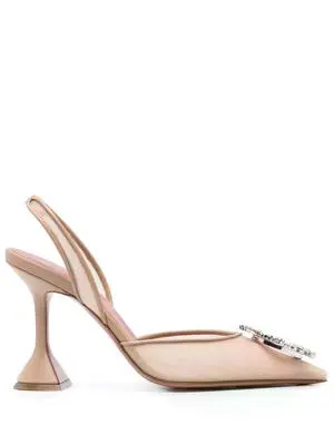 Amina Muaddi 95mm Begum Pumps