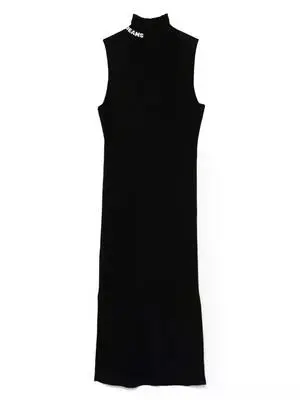 Dkny Fine-ribbed Midi Dress