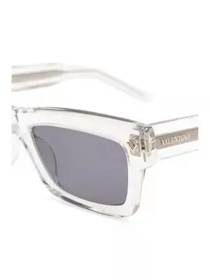 Valentino Garavani Square-frame Sunglasses - Neutrals