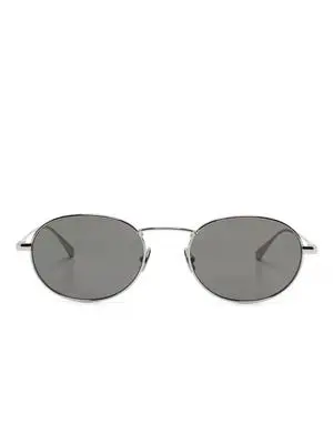 Saint Laurent Oval-frame Sunglasses - Silver