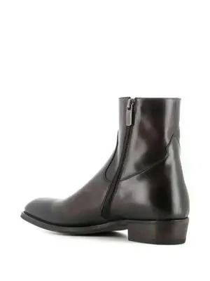 ALBERTO FASCIANI Leather Boots - Brown