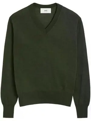 Ami V Neck Knitwear For Men