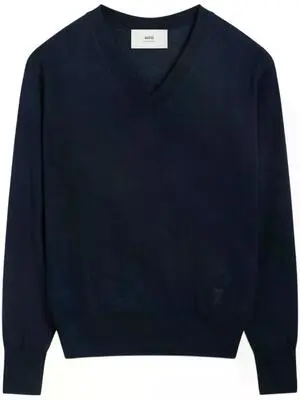 Ami Paris V Neck Sweaters For Men