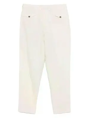 DELL'OGLIO Linen Tapered Trousers