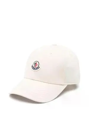 Moncler Logo-patch Cap - Neutrals