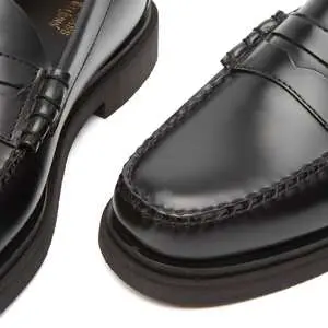 G.H. BASS & CO. Larson Step Loafer - Black Leather