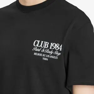 Club 1984 Body Shop T-Shirt - Black | Editorialist