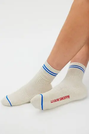 LE BON SHOPPE Boyfriend Socks - Ice