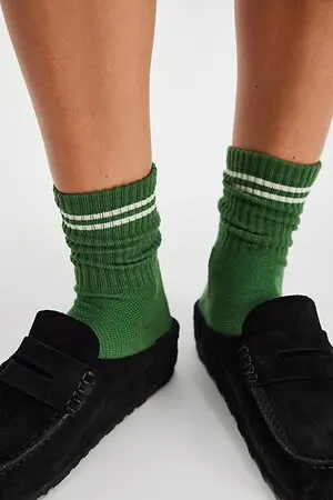LE BON SHOPPE Boyfriend Socks - Moss