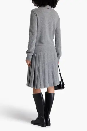 Thom Browne Cashmere Piqué Polo Sweater