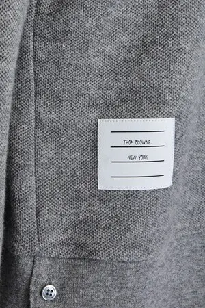 Thom Browne Cashmere Piqué Polo Sweater