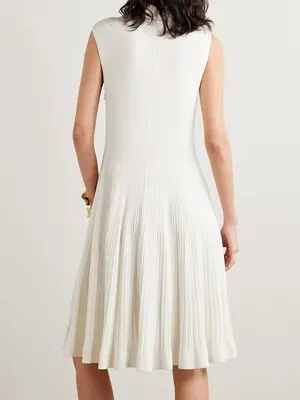Zimmermann Ribbed-knit Mini Dress