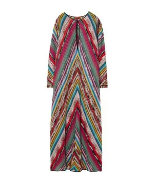 Missoni Striped Metallic Crochet-knit Coverup - Multi