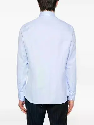 MAZZARELLI Cotton Shirt - Blue