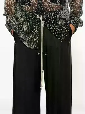 Rick Owens Wide Bela Trousers - Black