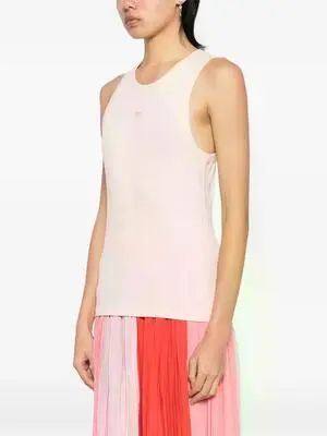 Maison Kitsuné Baby Fox Ribbed Tank Top - Pink
