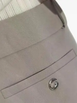 Coperni Gathered Hem Tailored Mini Skirt
