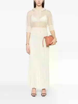 Philosophy Di Lorenzo Serafini Sheer Top - Neutrals