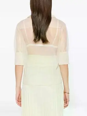 Philosophy Di Lorenzo Serafini Sheer Top - Neutrals