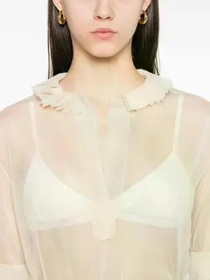 Philosophy Di Lorenzo Serafini Sheer Top - Neutrals